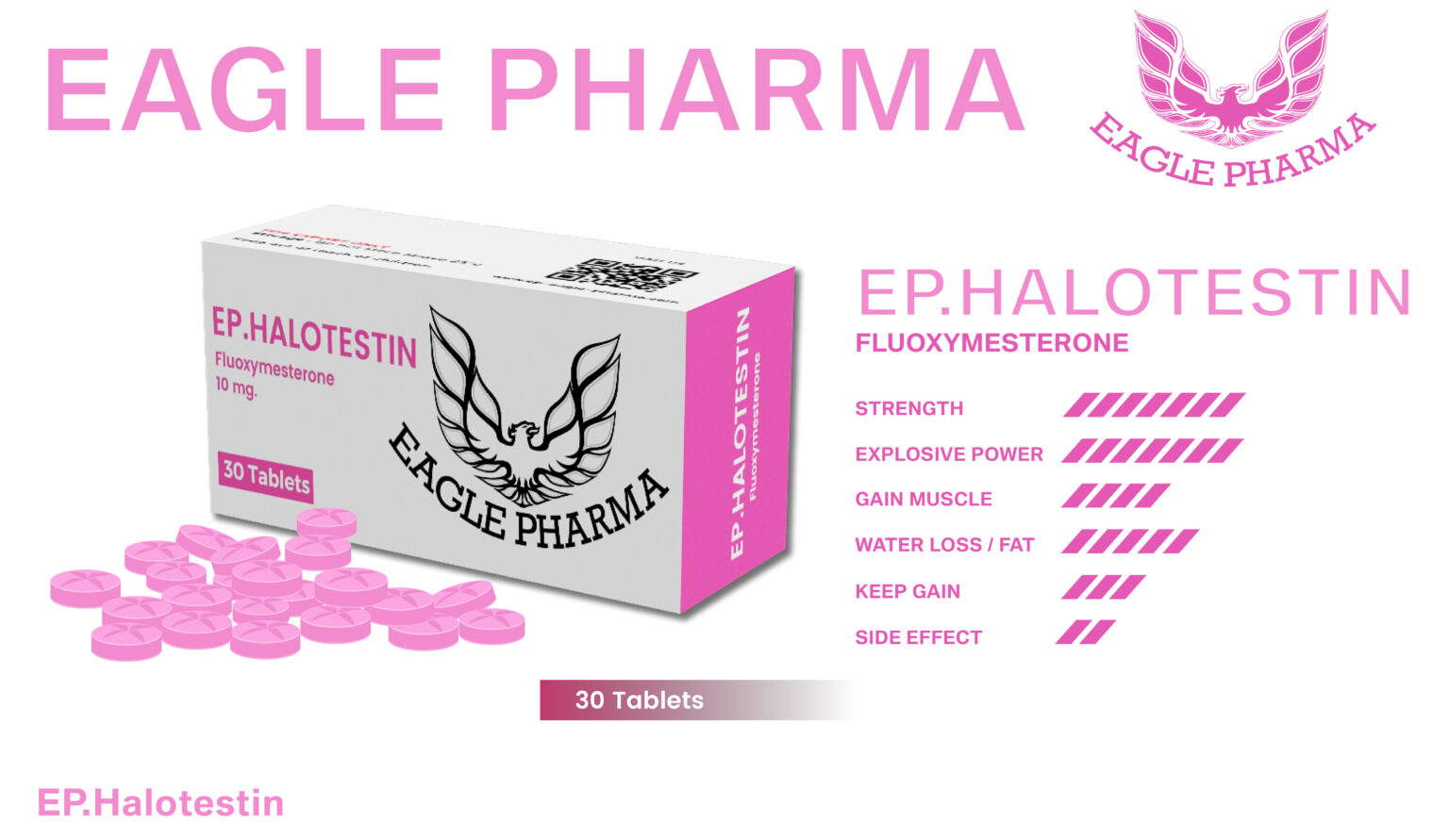 TABLETS EP HALOTESTTIN / 30 tabs - EAGLE PHARMA